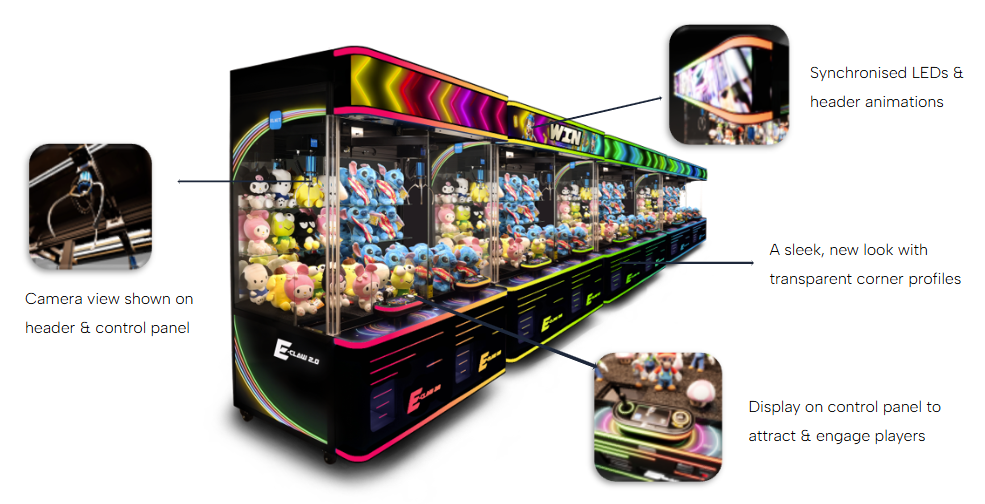 E-Claw 2.0 | Smart Claw Machine with remote access | ELAUT